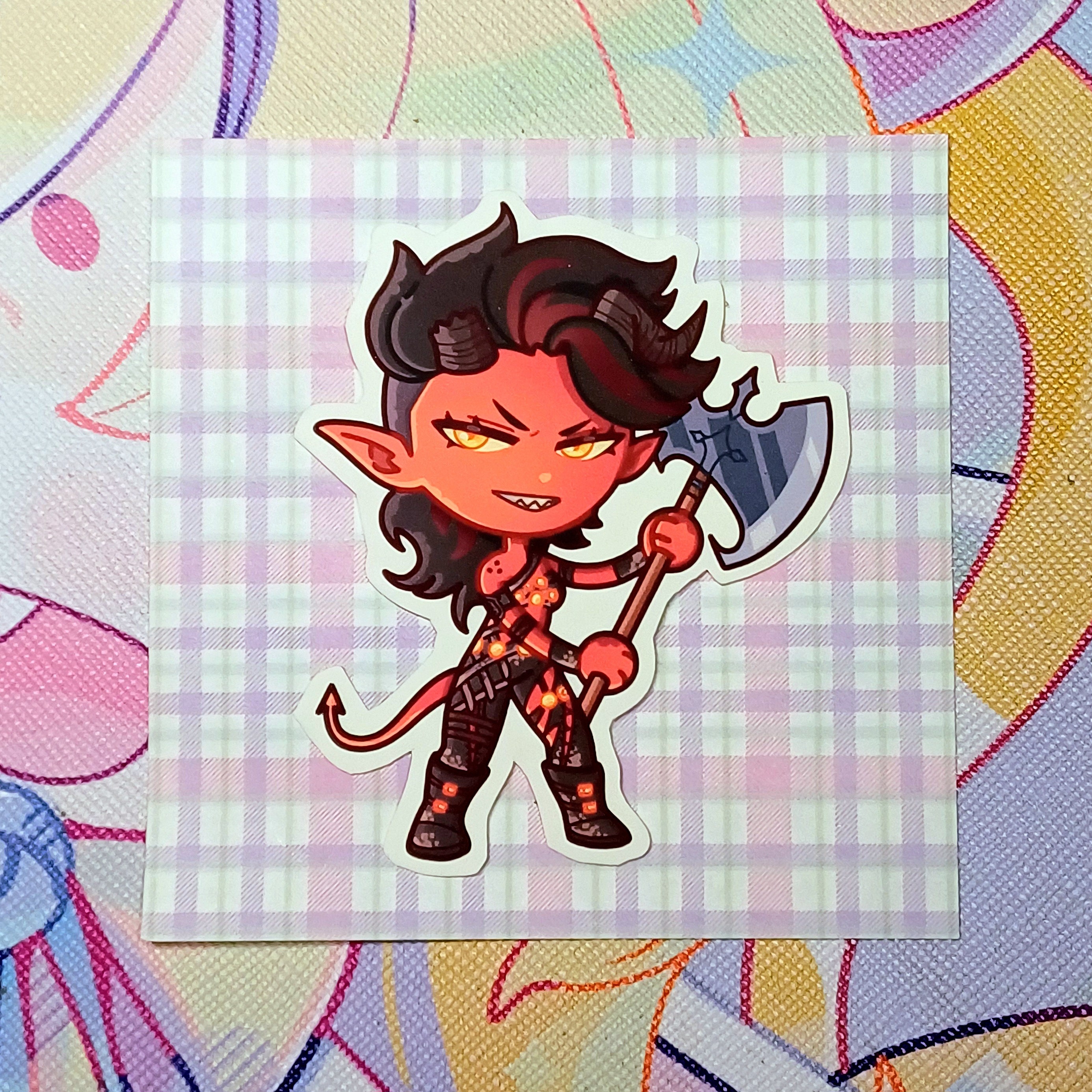 Baldur's Gate 3 Stickers Astarion, Shadowheart, Karlach - Etsy