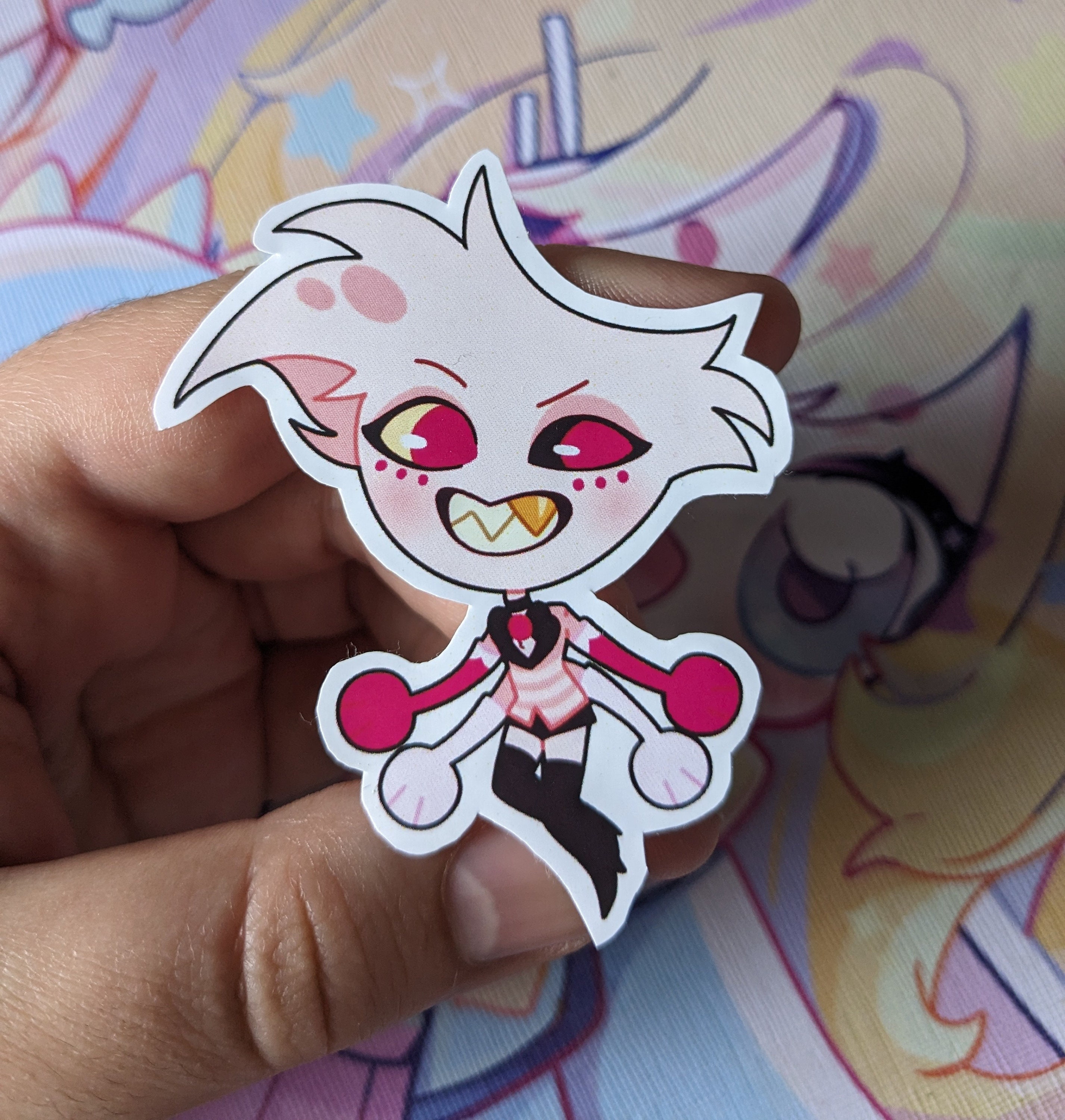 Hazbin Hotel Stickers Alastor, Angel Dust, Charlie - Etsy