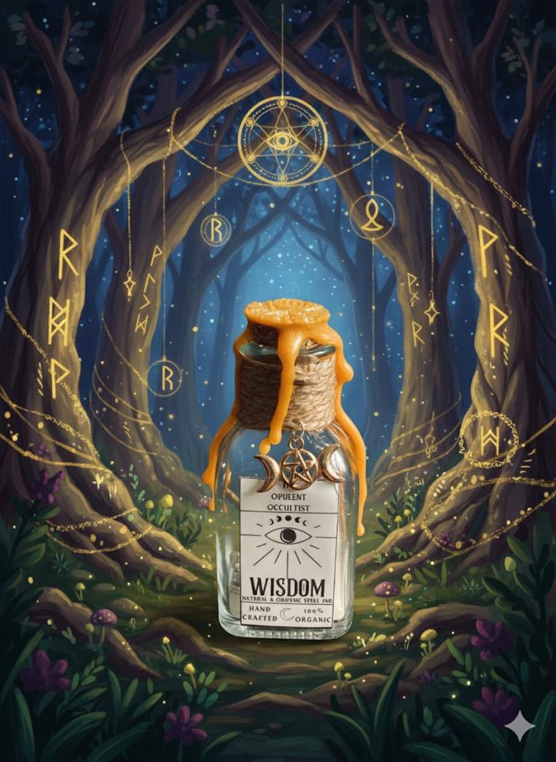 Wisdom Spell Jar - Etsy