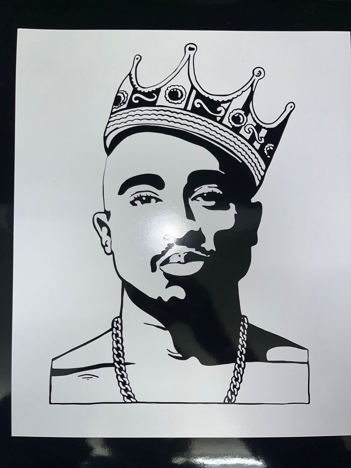Tupac Wall Sticker - Etsy