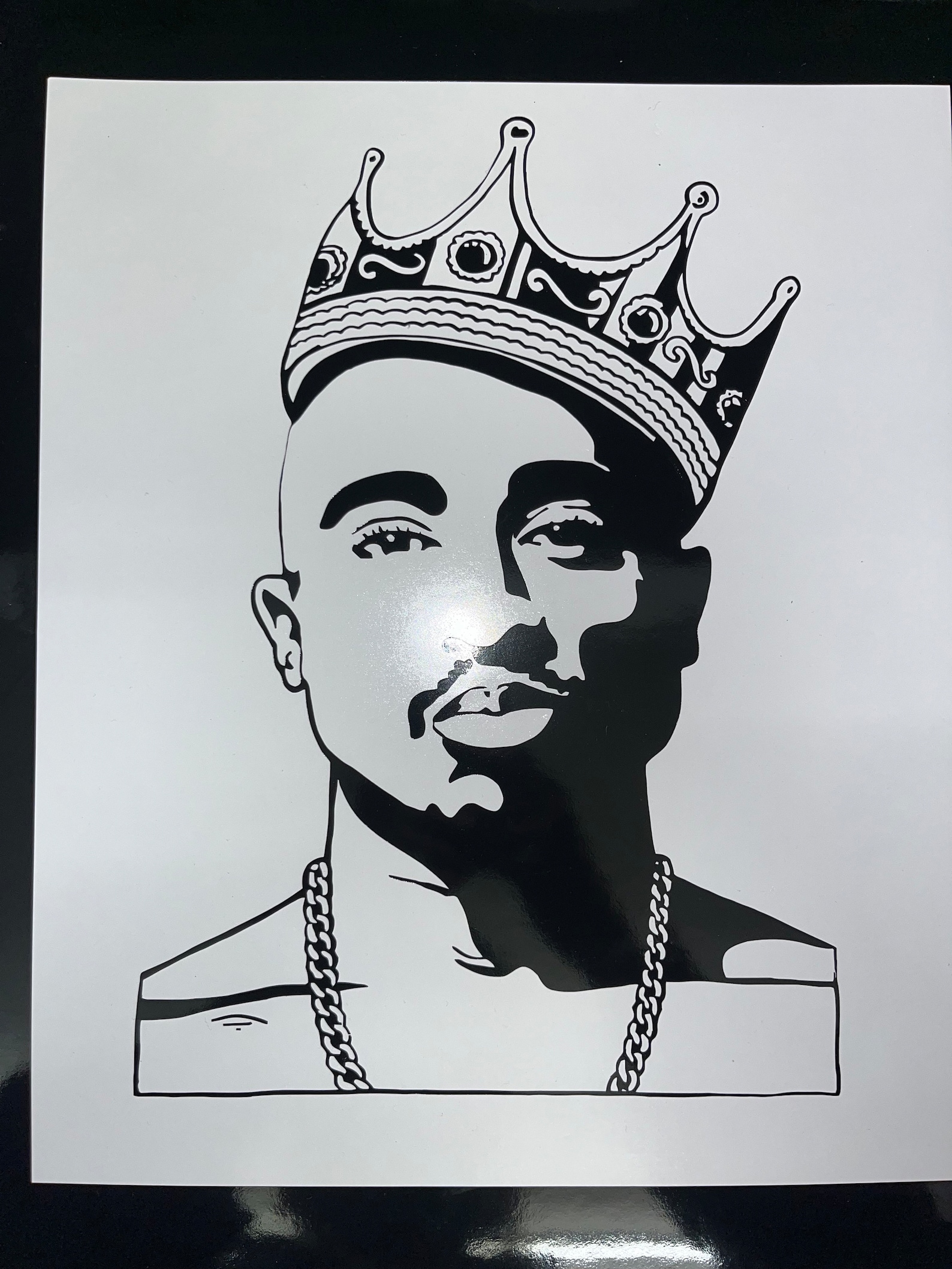 Tupac Wall Sticker - Etsy