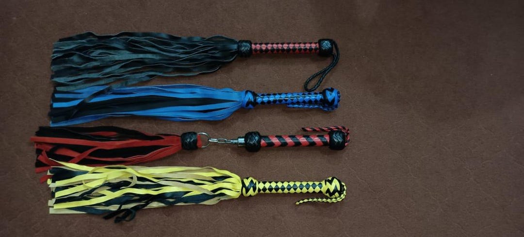 Swivel Flogger Bullwhip Top Premium Quality Leather Falls Hand Crafted ...