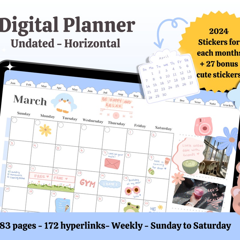 Cute Calendar - Etsy