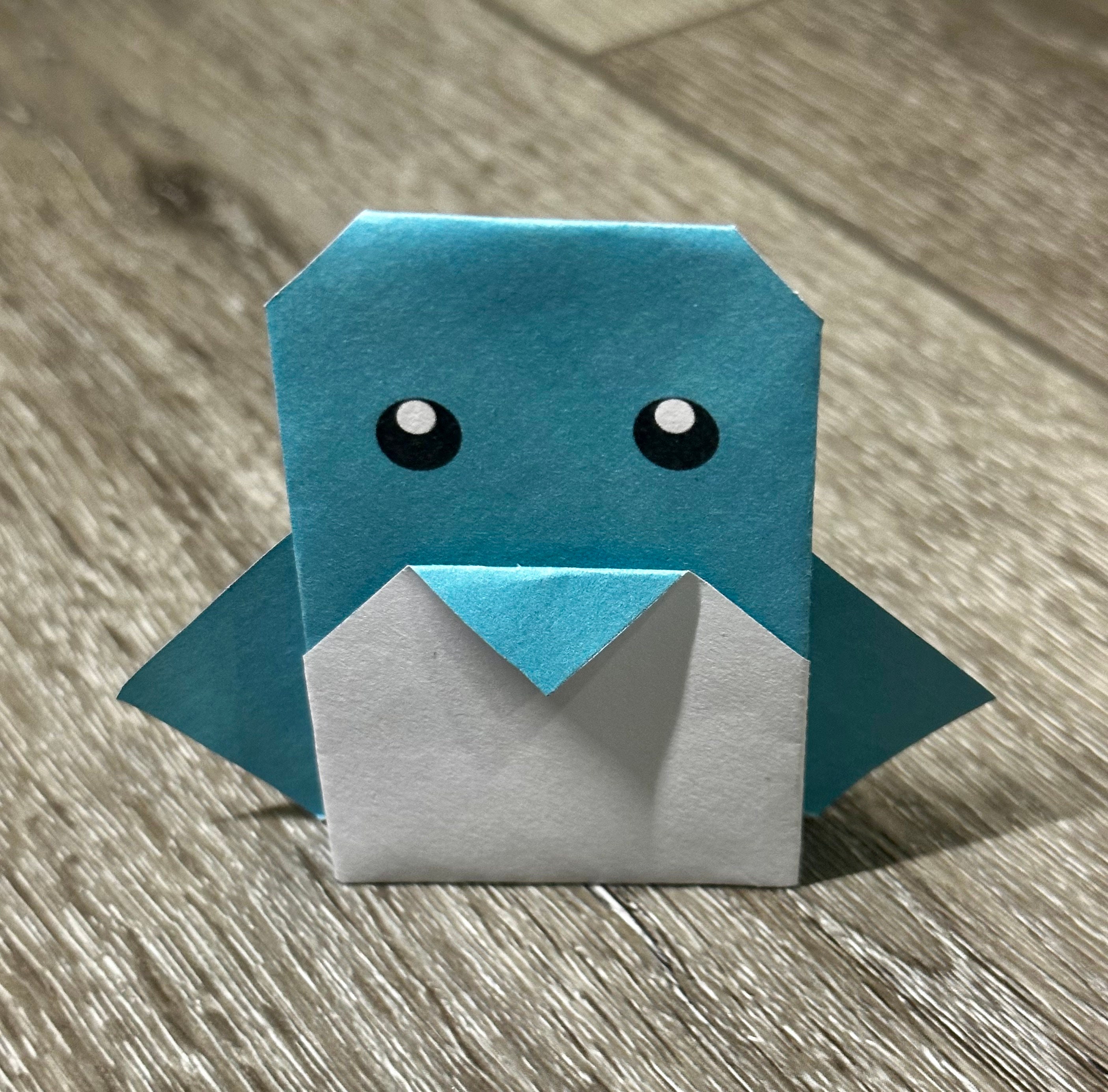 Penguin Origami Printable - Etsy