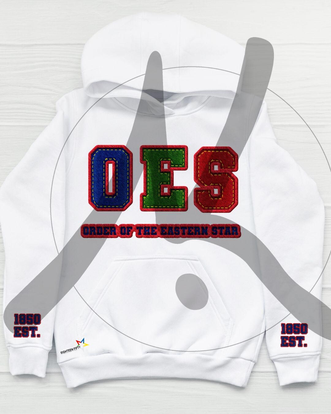 OES Order of the Eastern Star Hoodie | Classic 1850 EST Eastern Star ...