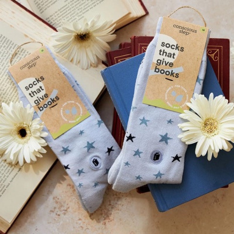 Bookish Socks - Etsy