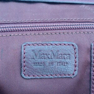 Max Mara Italy Vintage Womens Burgundy Snakeskin Python Print Patent ...