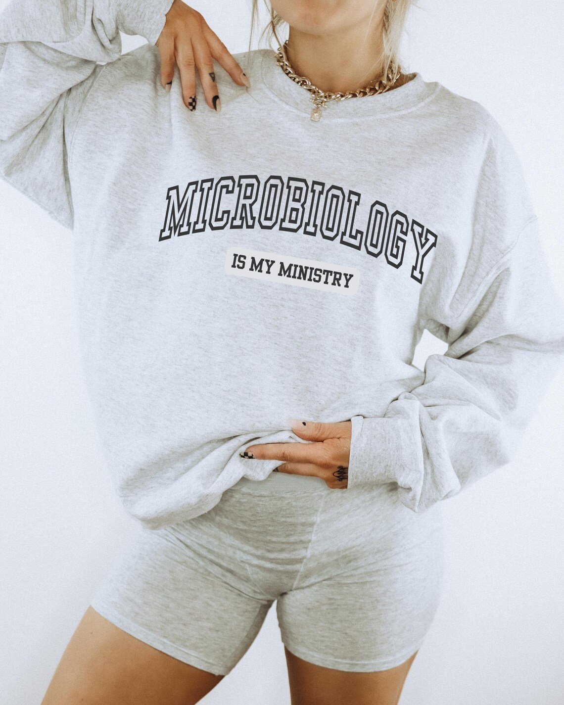 Microbiology Shirt Lab Science Biology Sweatshirt Microbiologist ...