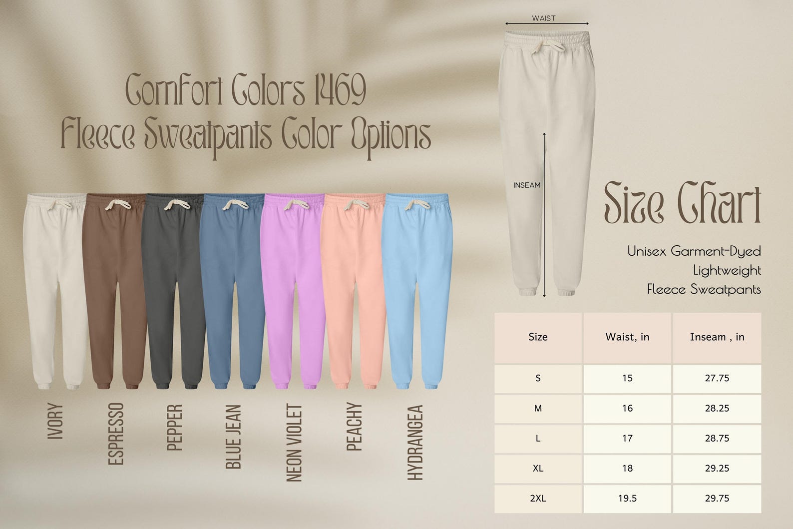 Jesus is King Sweatpants Christian Comfort Colors® 1469 Lightweight ...