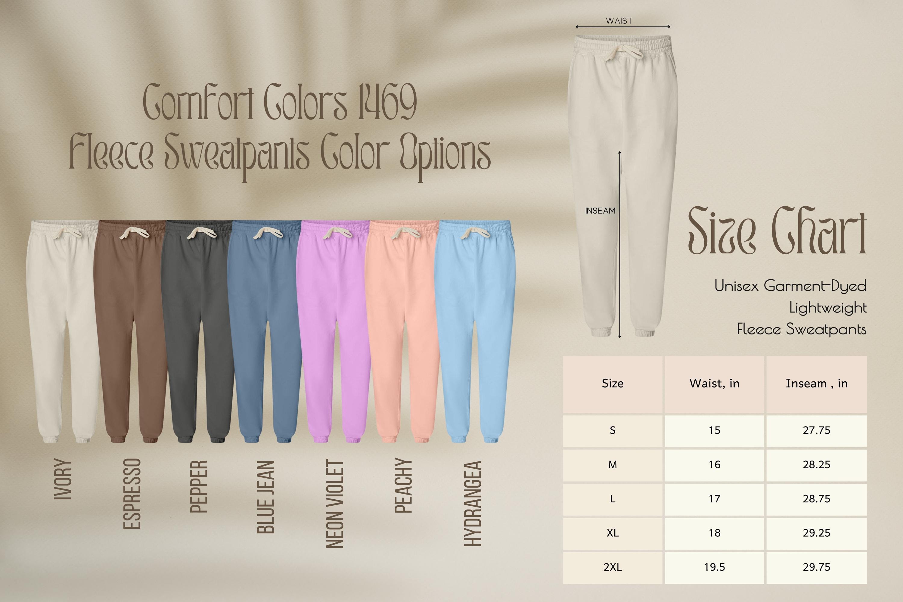 Jesus is King Sweatpants Christian Comfort Colors® 1469 Lightweight ...