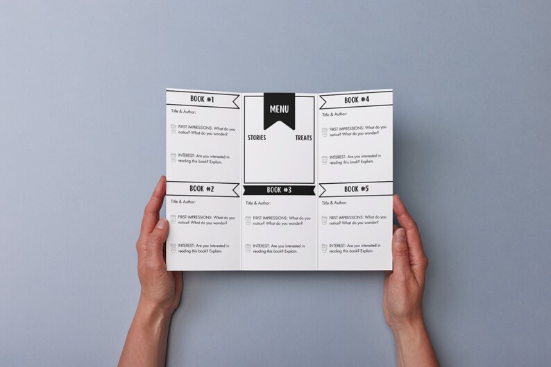 Book Tasting Brochure Digital Download for Teachers & Librarians ...