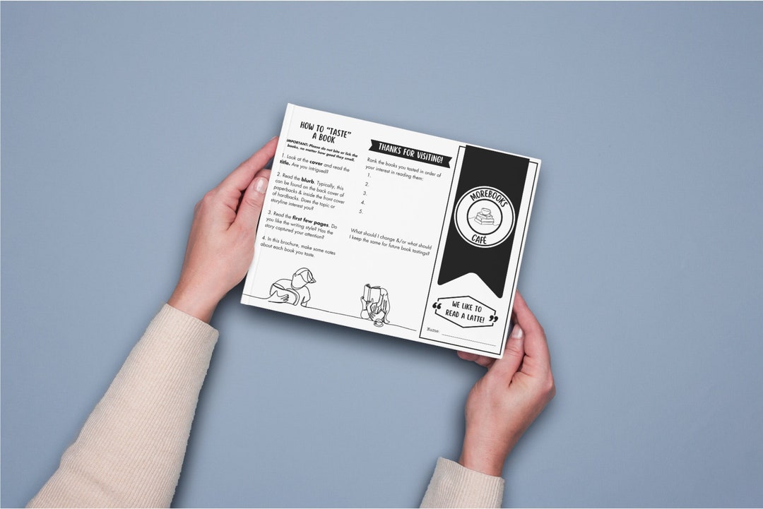 Book Tasting Brochure Digital Download for Teachers & Librarians ...
