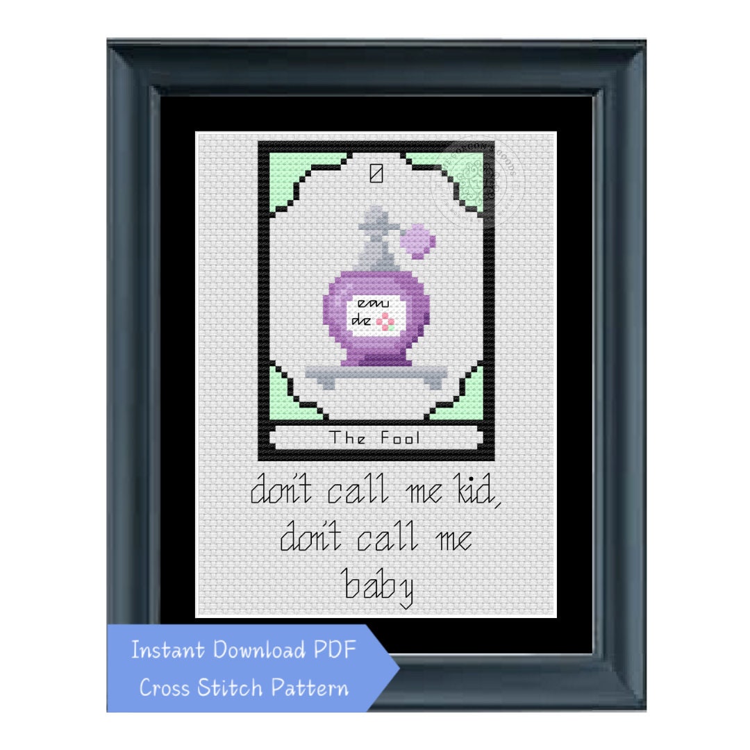 Tarot Cross Stitch Pattern - the Fool - DIGITAL PATTERN - Folklore ...
