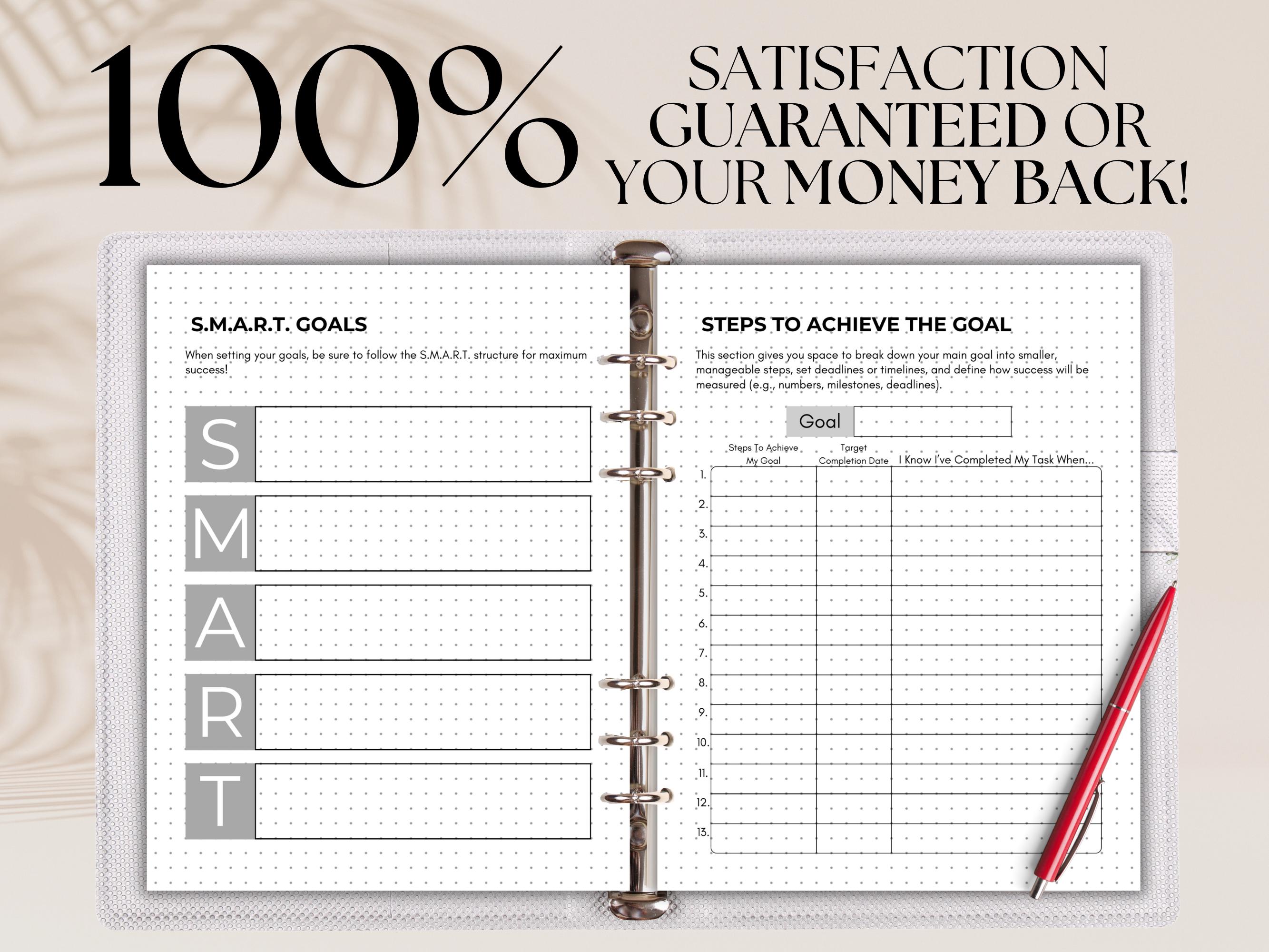 SMART Goals Bullet Journal Bujo Journal Productivity Journal Action ...