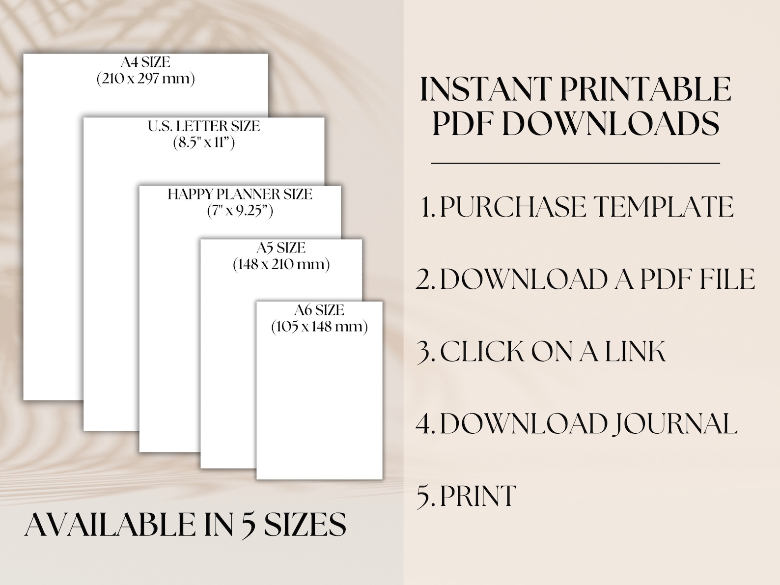 Bullet Journal imprimible, plantilla Bujo, páginas de Bullet Journal ...