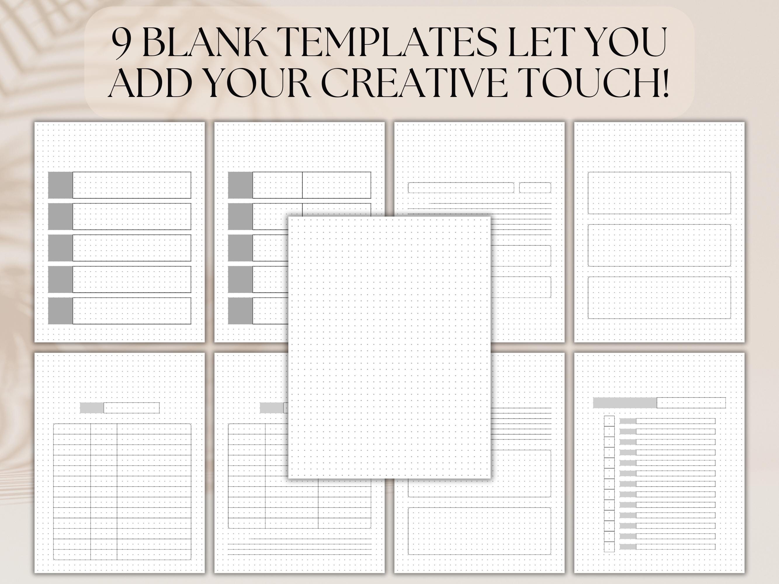 SMART Goals Bullet Journal, Printable Productivity Planner (PDF) - Etsy