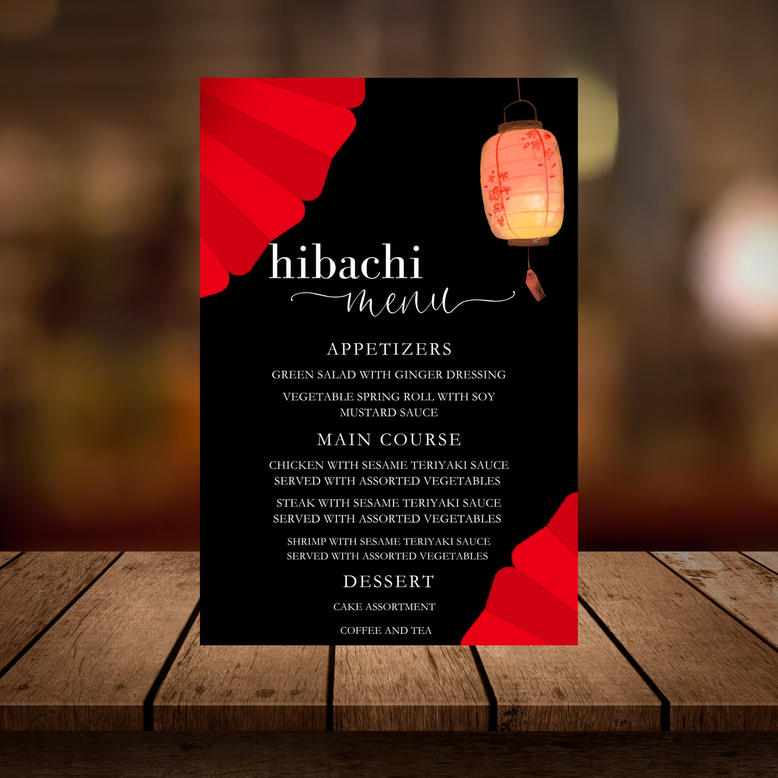 Hibachi Menu, Hibachi Party Menu, Hibachi Dinner Menu, Hibachi Party ...