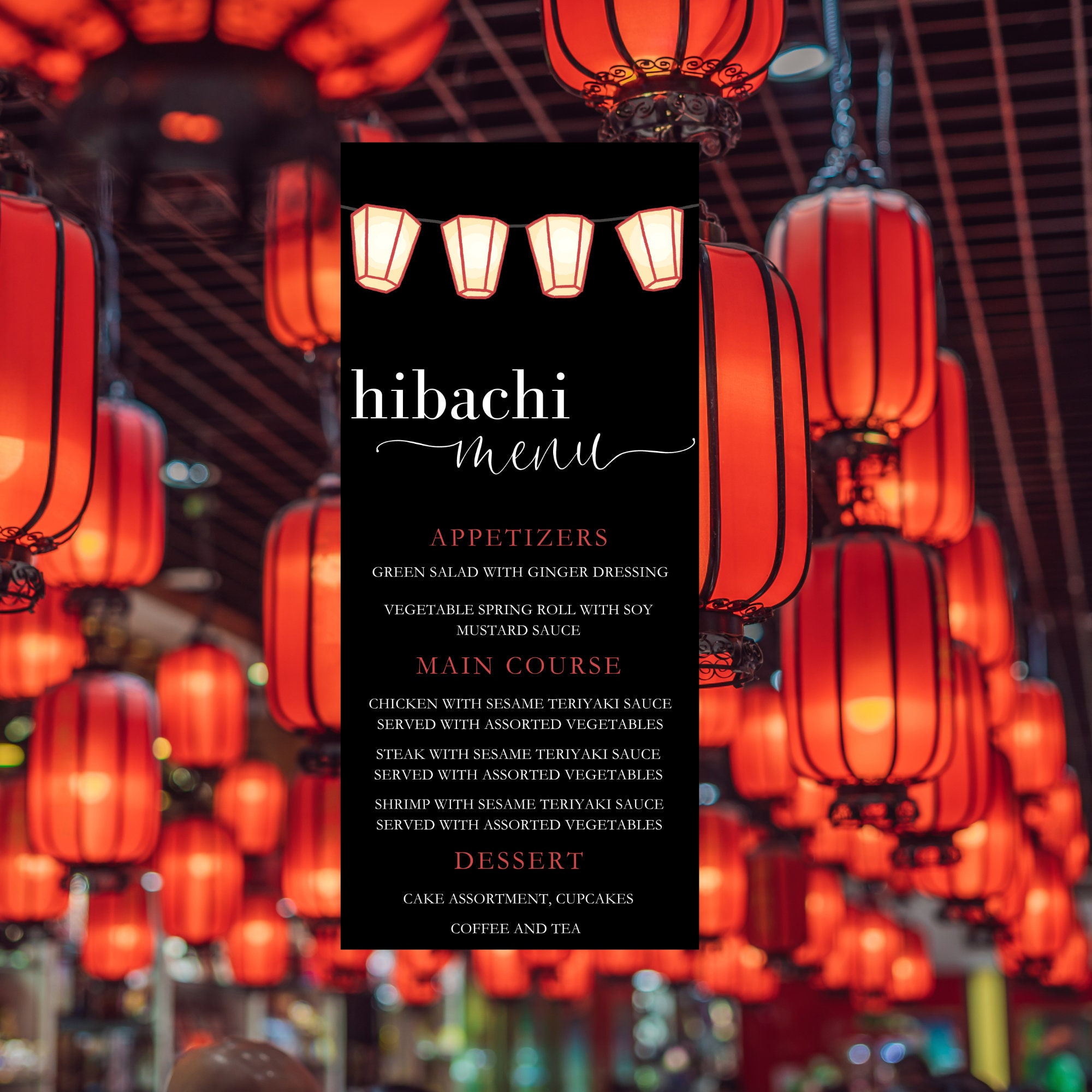 Hibachi Menu, Hibachi Party Menu, Hibachi Dinner Menu, Hibachi Party ...