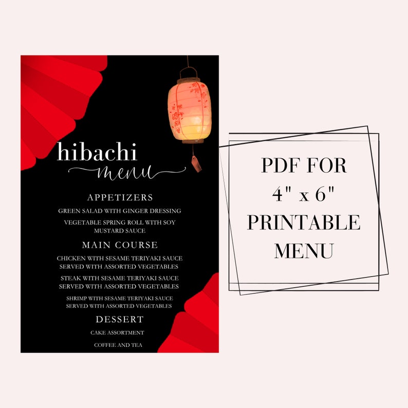 Hibachi Menu, Hibachi Party Menu, Hibachi Dinner Menu, Hibachi Party ...