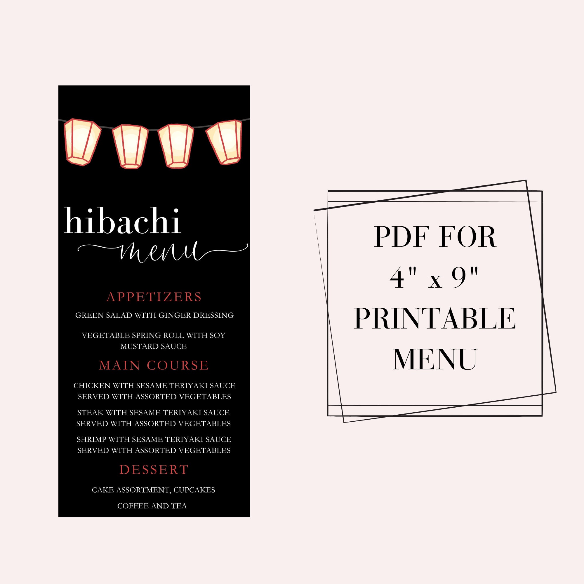 Hibachi Menu, Hibachi Party Menu, Hibachi Dinner Menu, Hibachi Party ...