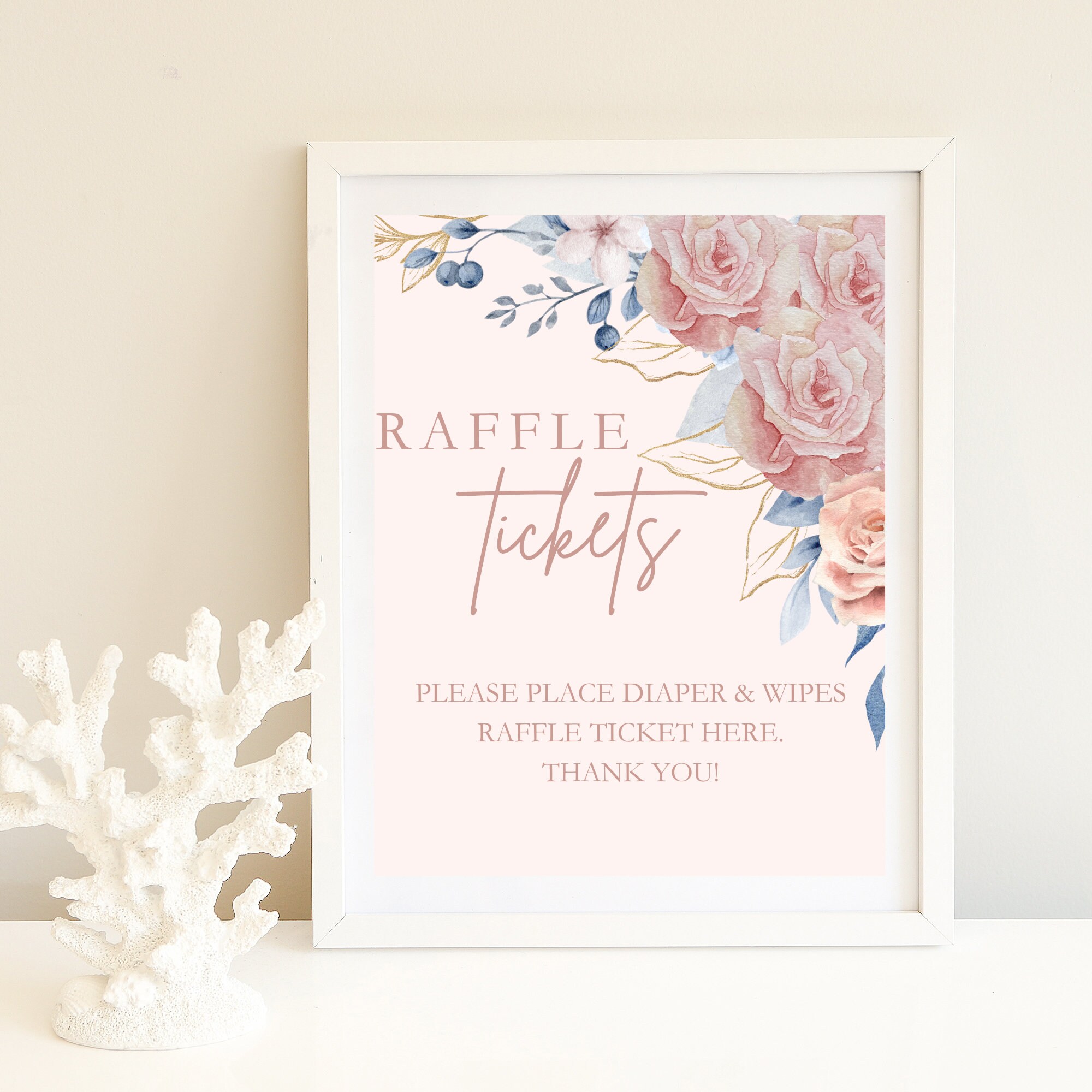Diaper and Wipes Raffle, Diaper Raffle Sign Printable, Diaper Raffle ...