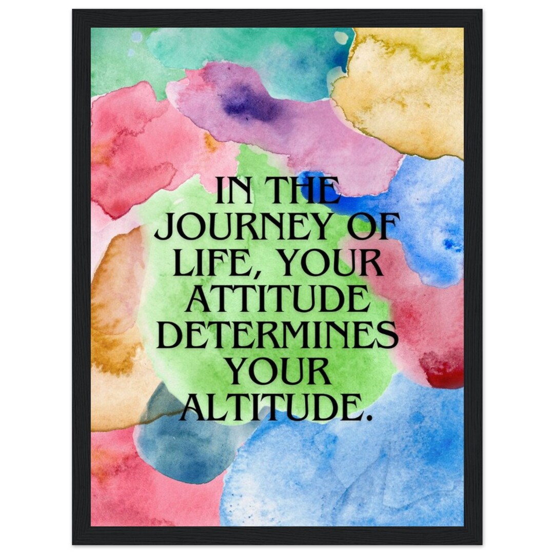 Journey of Life Motivation Poster - Etsy