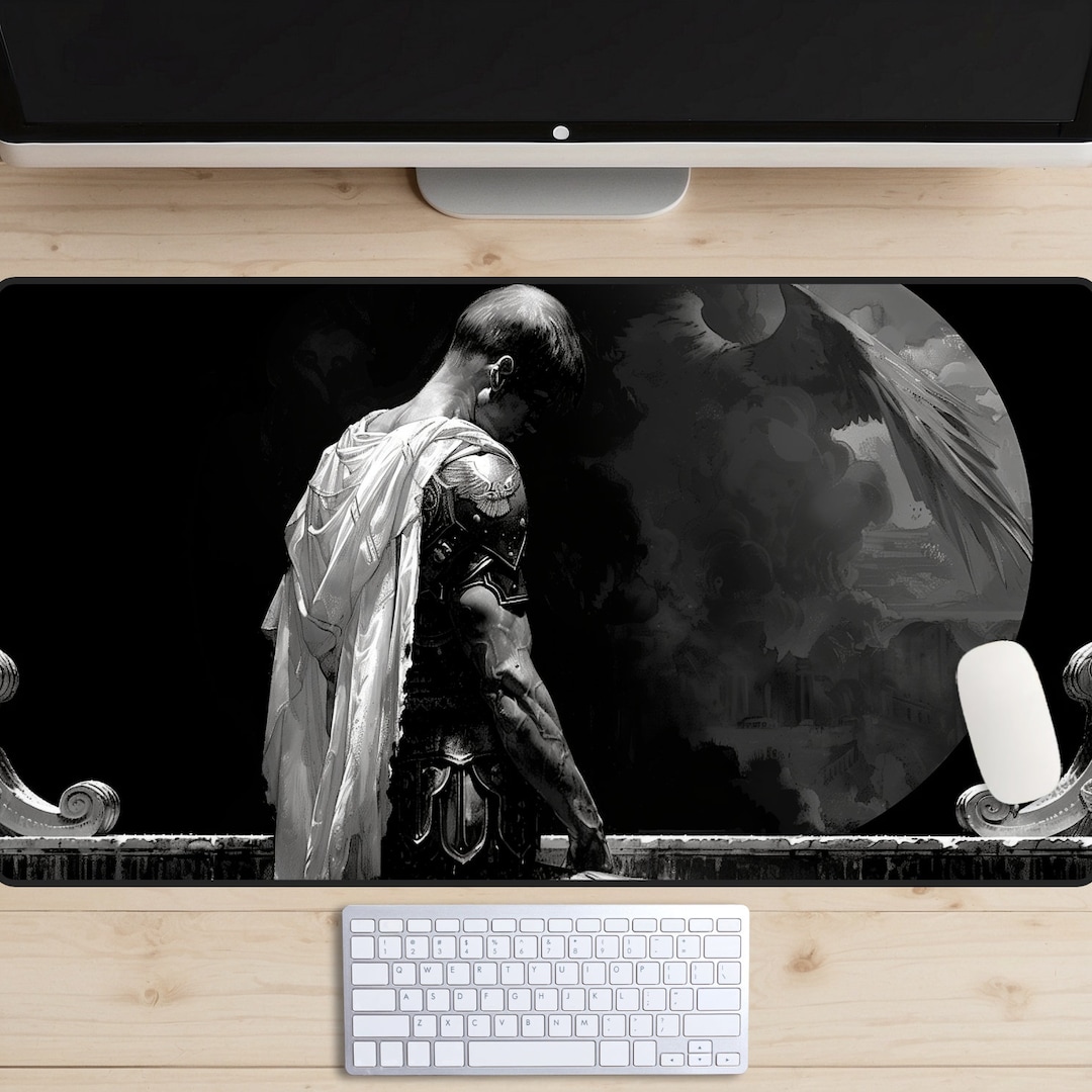 Ares Desk Mat, God of War Desk Pad, Ares Tarot Card Mousepad, Greek ...