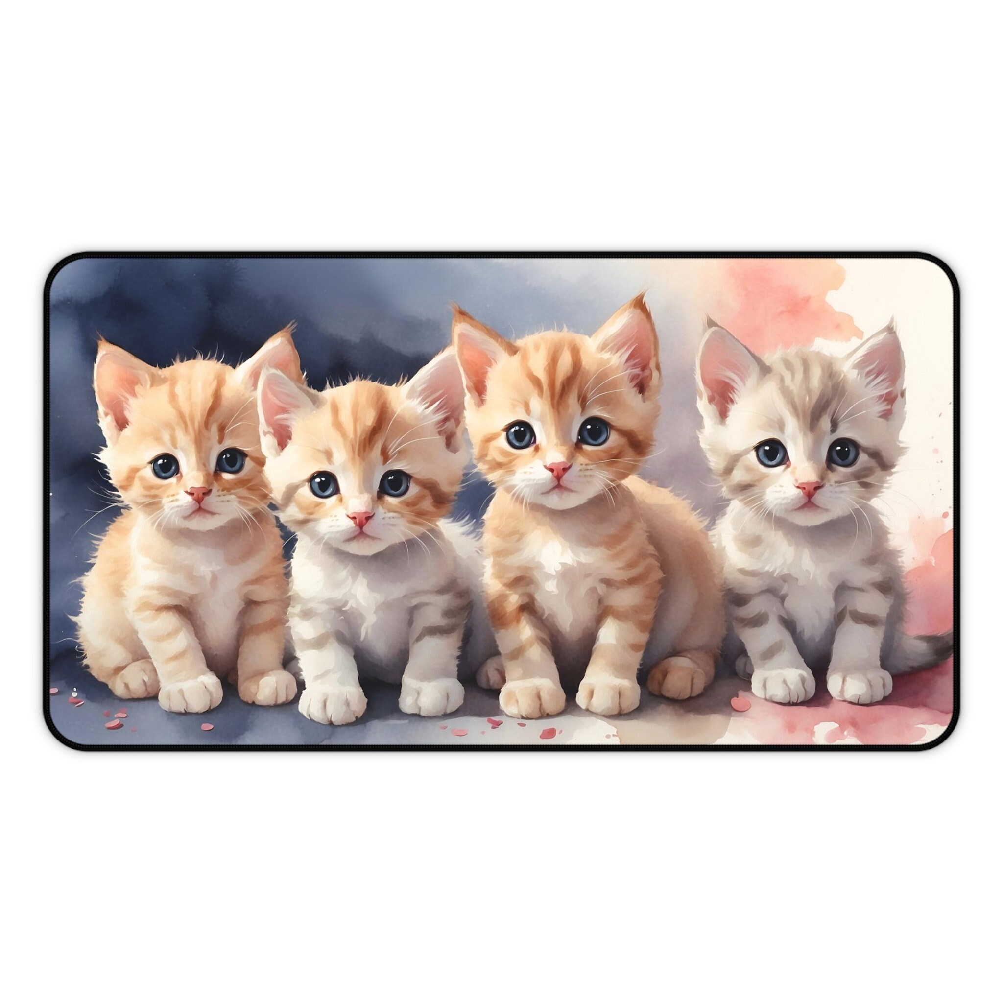 Kitten Desk Mat, Cat Desk Mat, Cute Desk Pad, Kawaii Mousepad ...