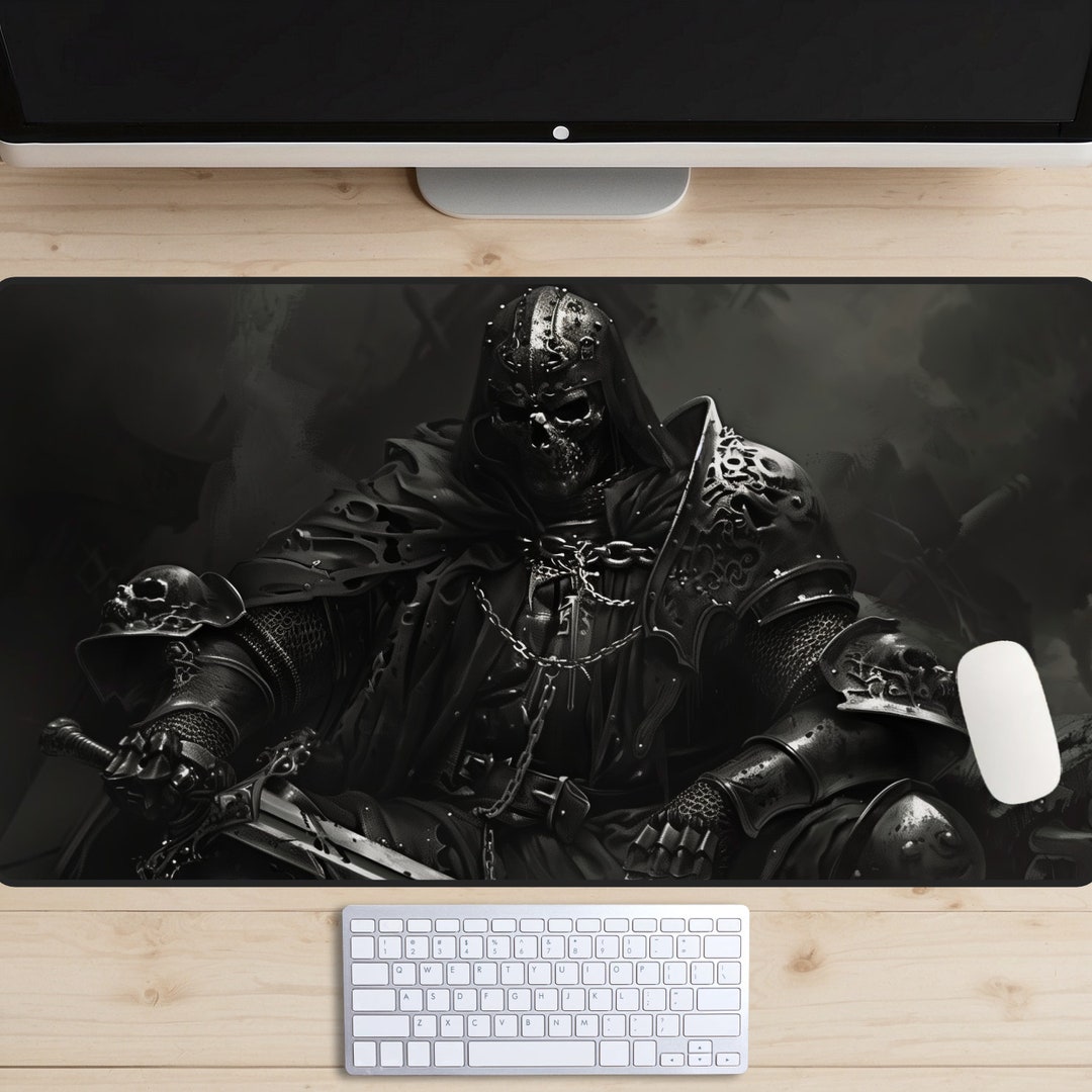 Death Knight Desk Mat, Dark Knight Desk Pad, Black Knight Mousepad ...