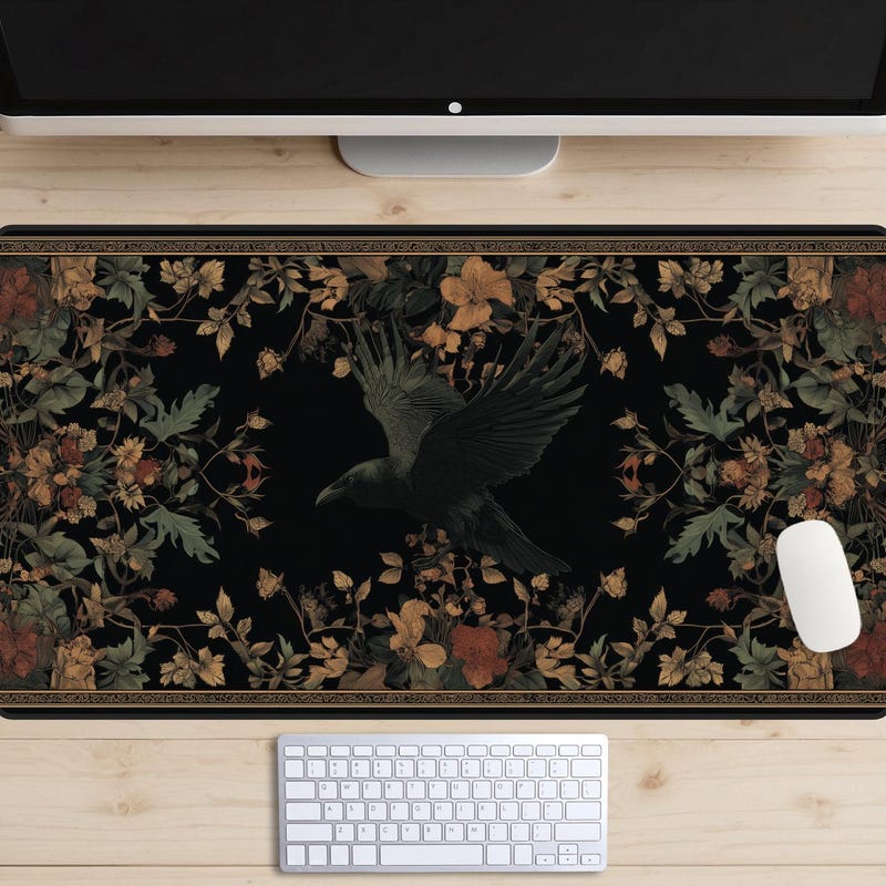 Desk Mats Raven - Etsy