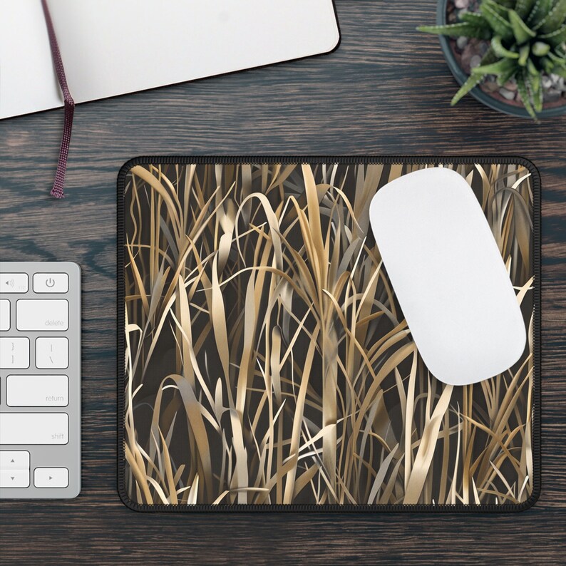 Duck Blind Camo Desk Mat, Hunting Camouflage Desk Pad, Real Camo ...