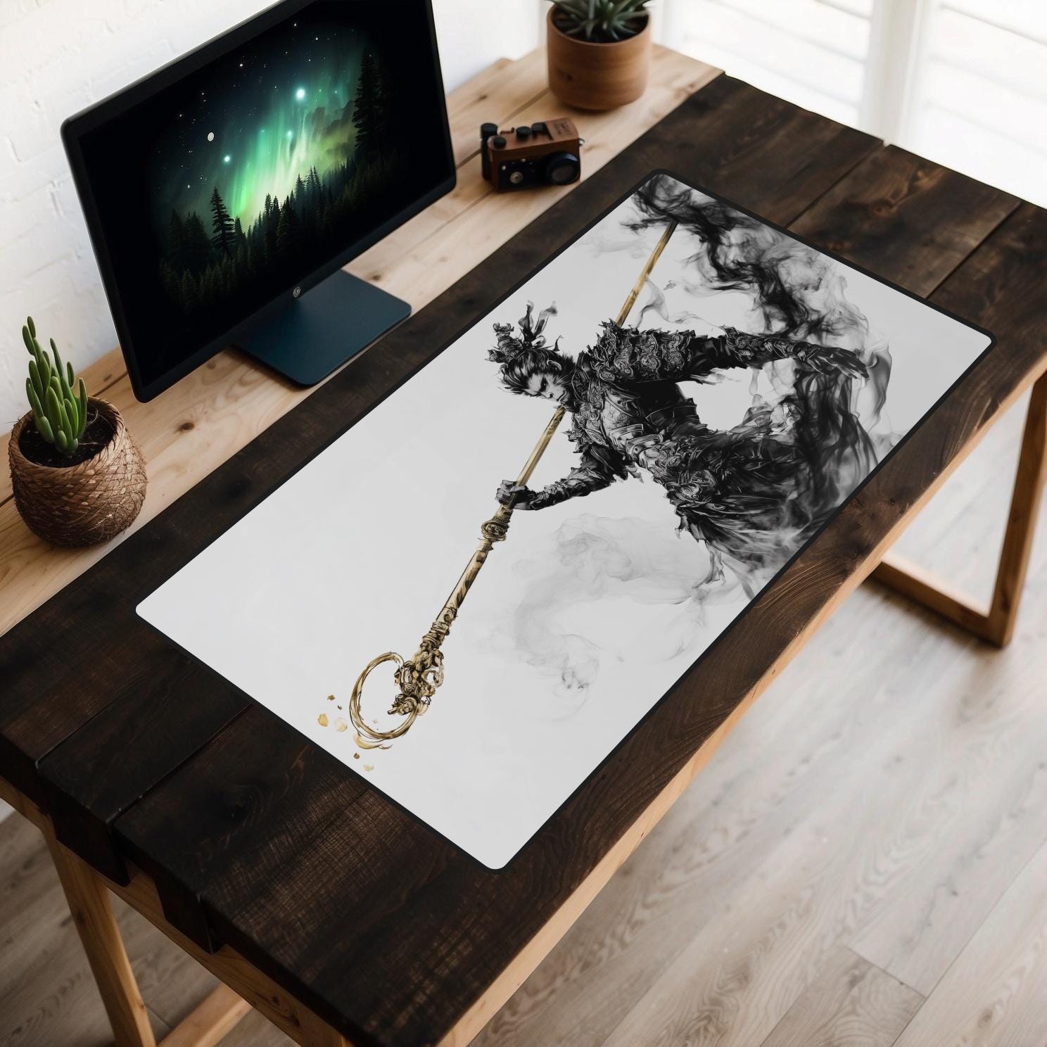 Wukong Desk Mat, Sun Wukong Desk Pad, Monkey King Desk Topper ...