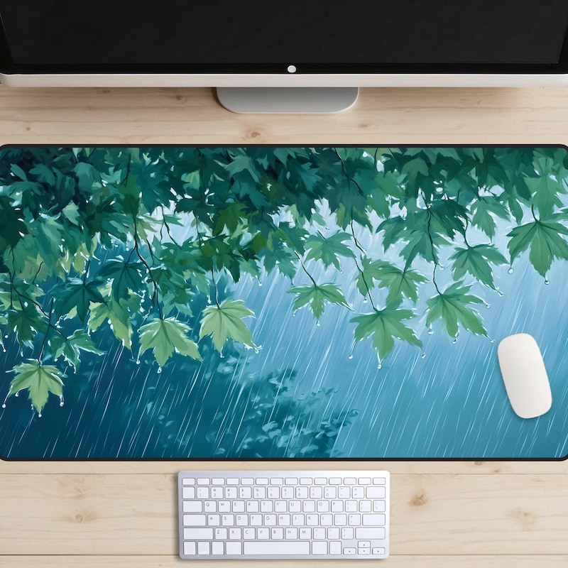 Green Desk Mat - Etsy