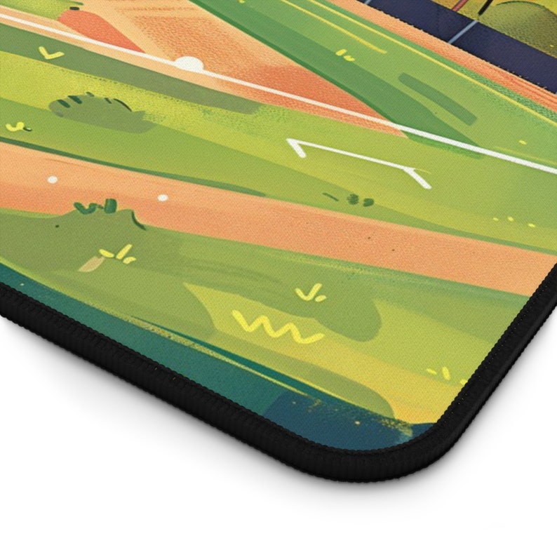 Baseball Field Desk Mat, Baseball Diamond Desk Pad, Softball, Vintage ...