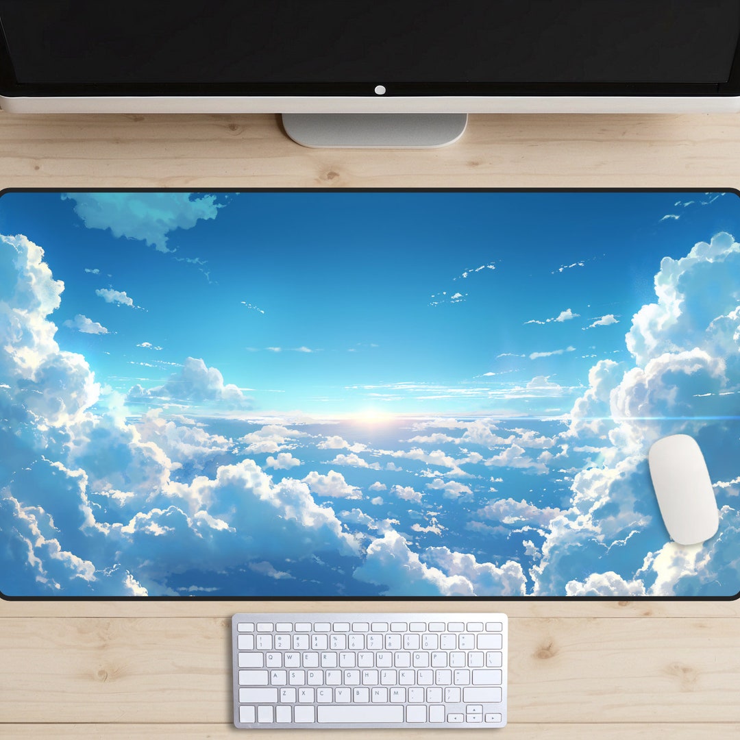 Skyview Desk Mat, Cloudscape Desk Mat, Big Clouds Desk Mat, Sky Laptop ...