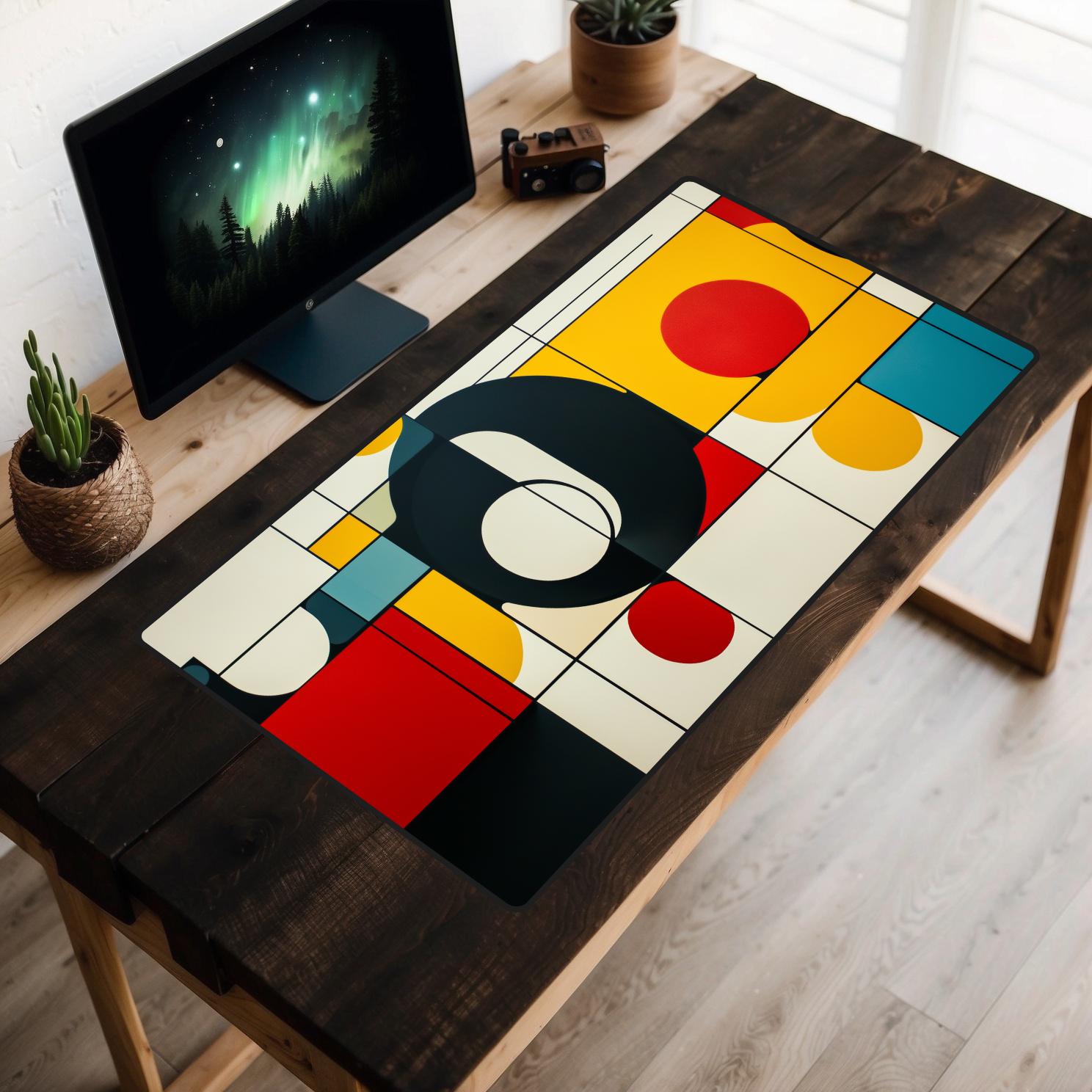 Vintage Pop Art Desk Mat, 1970's Designer Art Desk Pad, Trendy ...