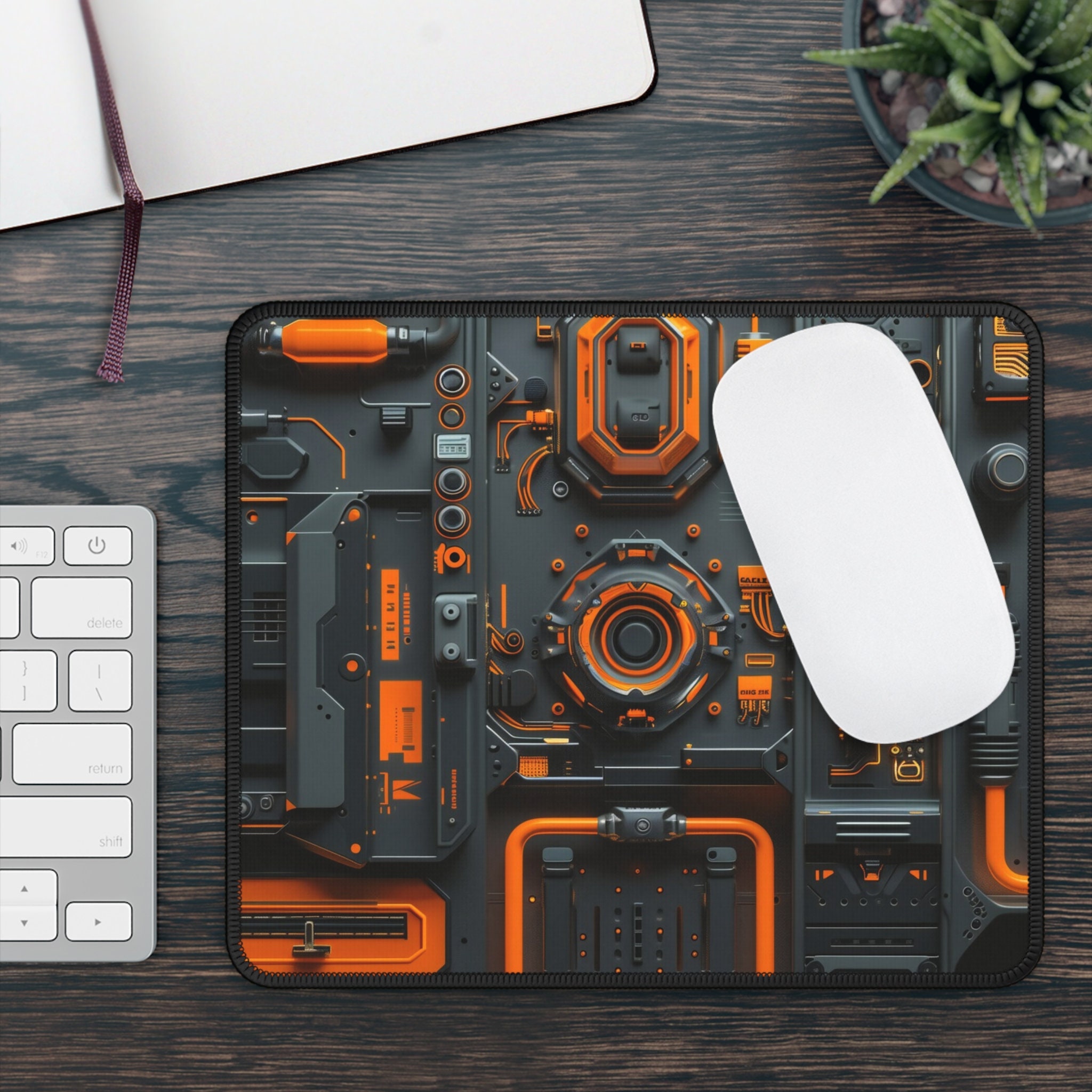 Cyberpunk Circuit Board Desk Mat, Mecha Desk Pad, Sci-fi Mousepad ...