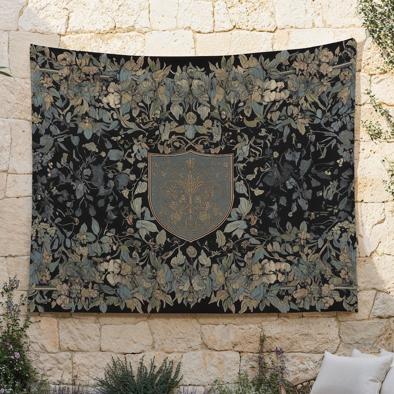 Wide Dark Tapestry - Etsy UK