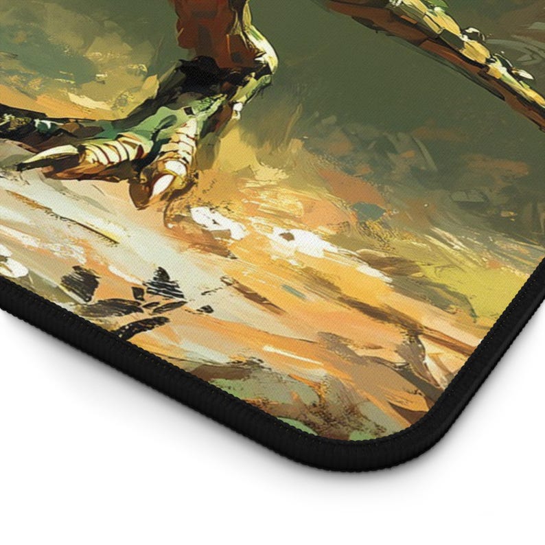 Undead Dinosaur Desk Mat, Dino Skeleton Desk Pad, Necromancer Desk ...