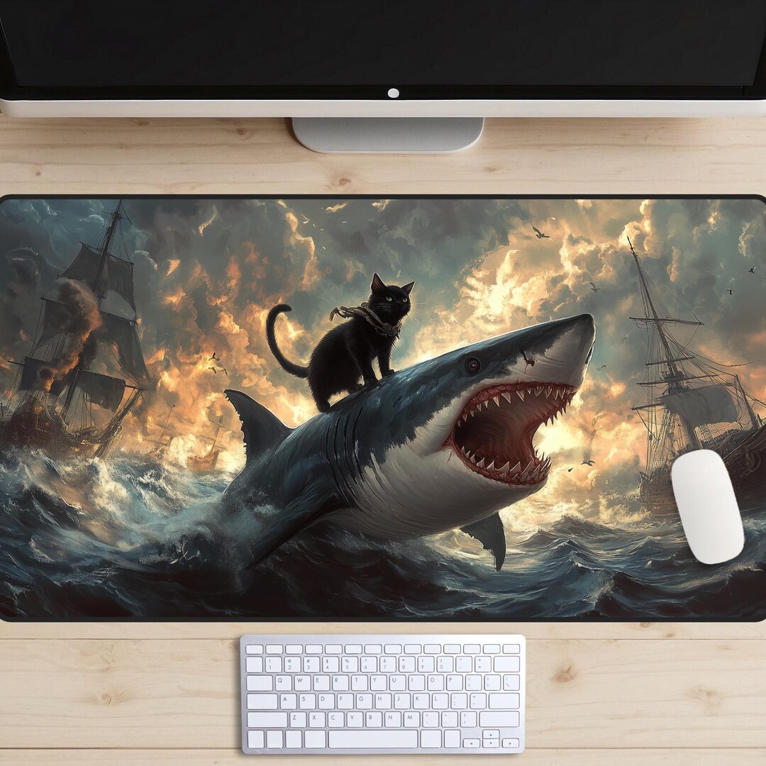 Vengeance Shall Be Mine Desk Mat, Scourge of the Seven Seas Desk Pad ...