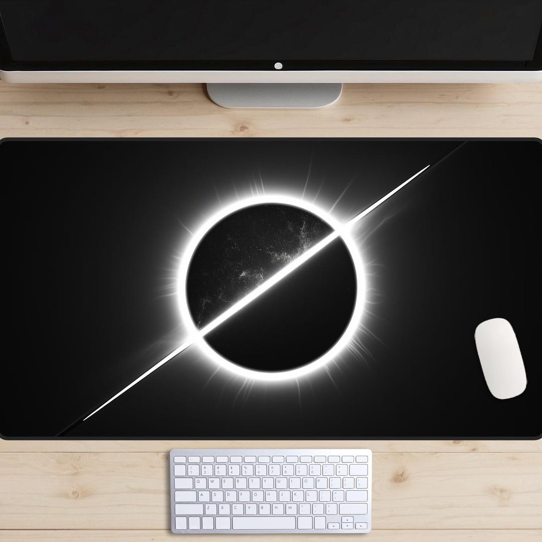 The Event Horizon Desk Mat, Singularity Desk Pad, Eclipse Desk Topper ...