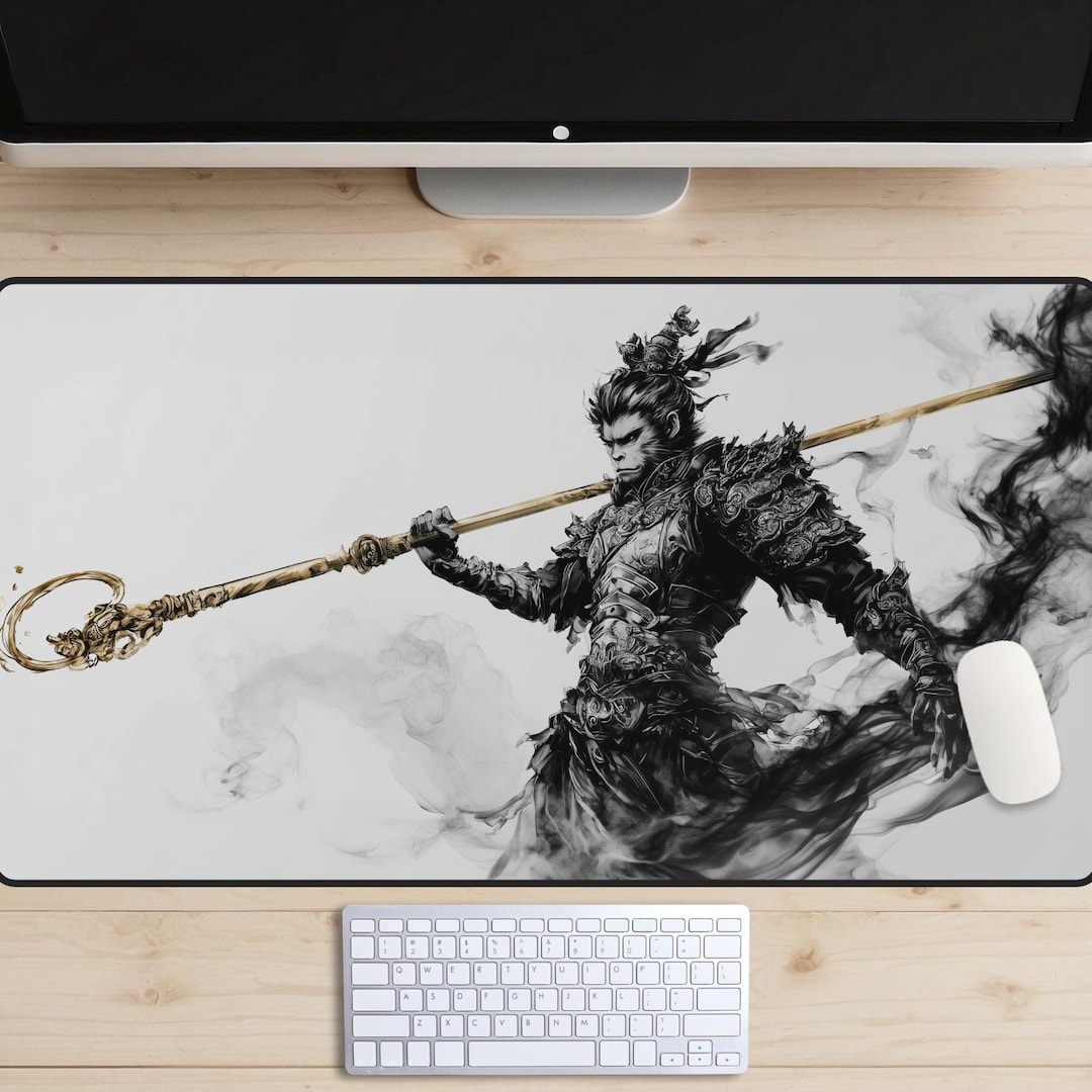 Wukong Desk Mat, Sun Wukong Desk Pad, Monkey King Desk Topper ...