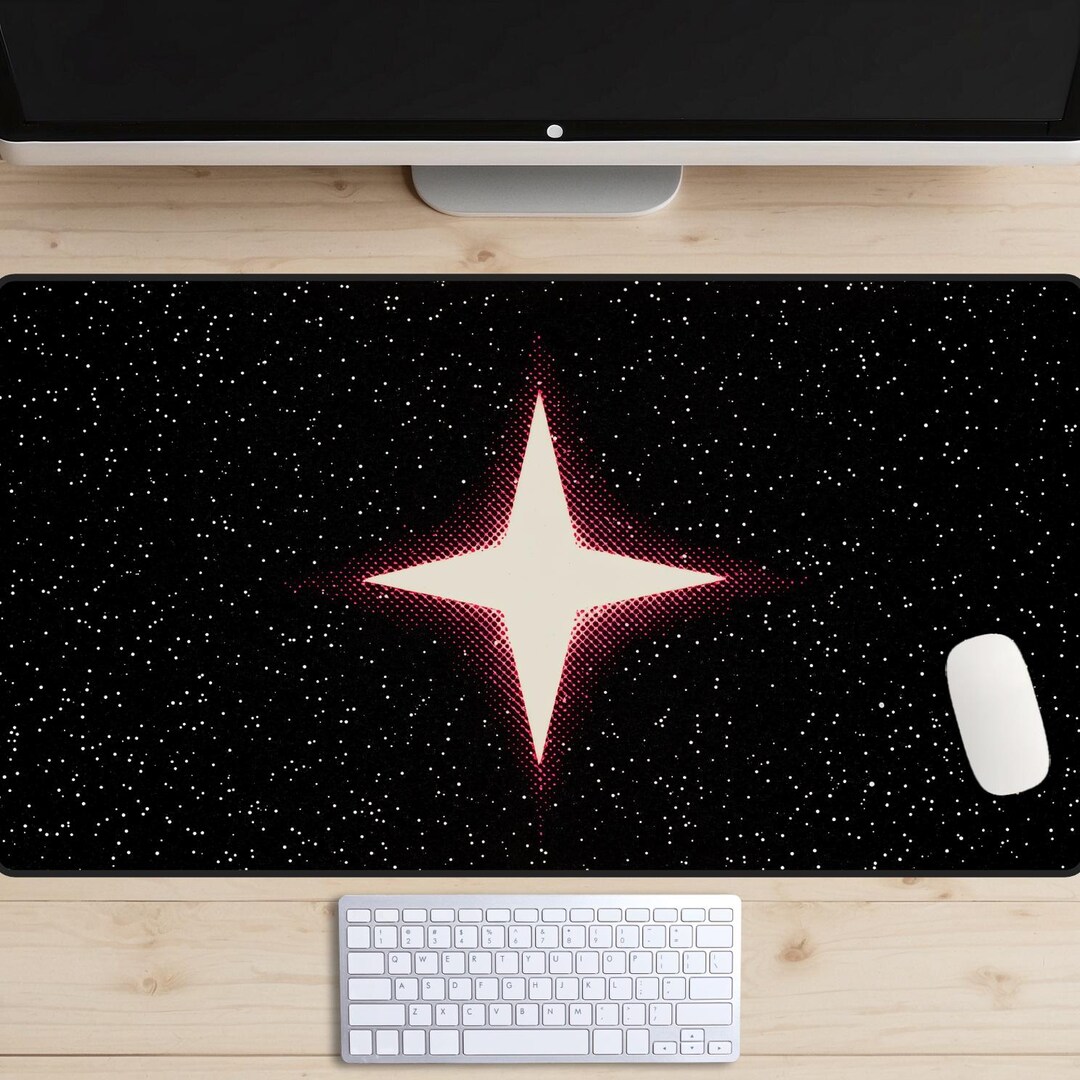 Supernova Desk Mat, Sci Fi Desk Pad, Space Opera Desk Topper, Retro ...