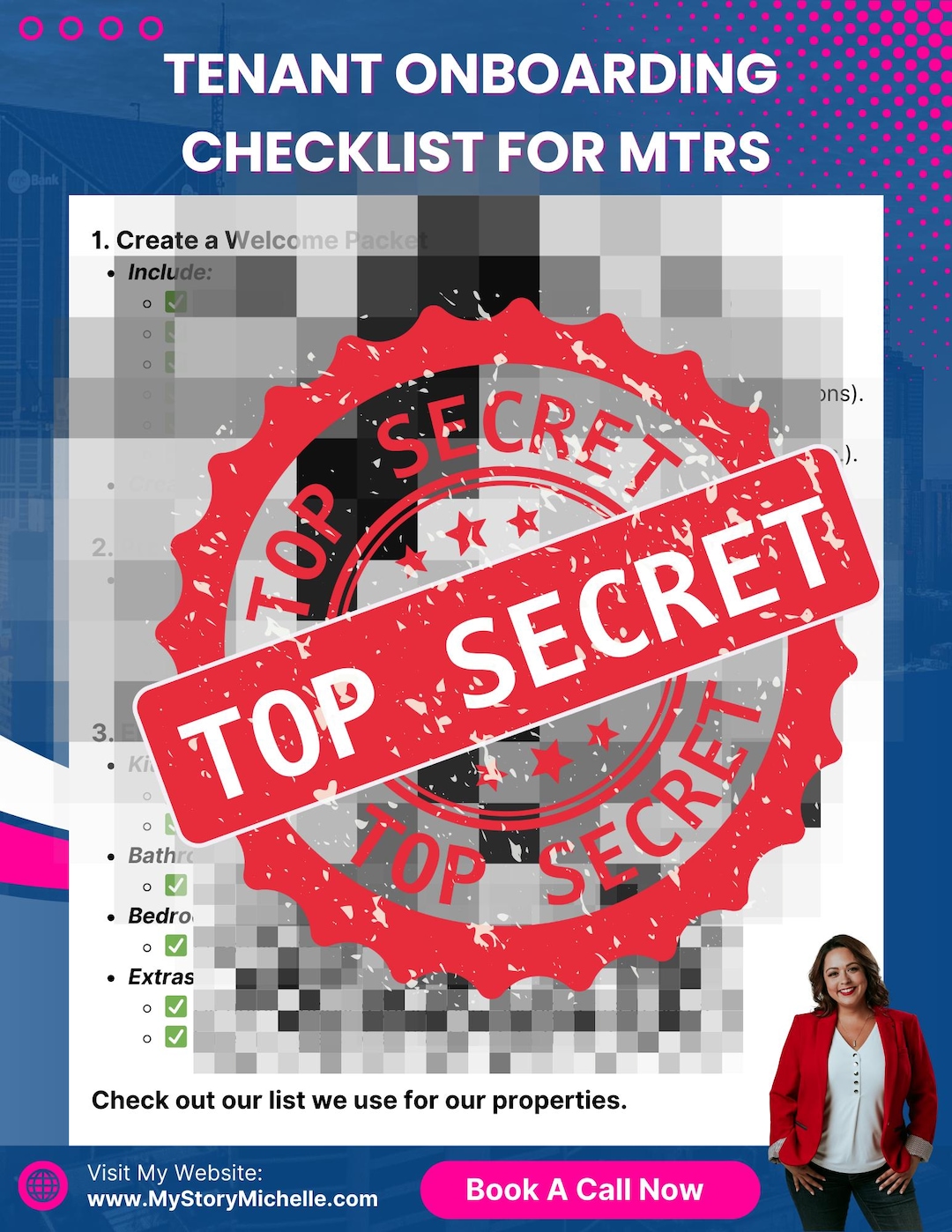 Tenant Onboarding Checklist for Mid-term Rentals (MTR) | Digital PDF for Landlords and Property ...