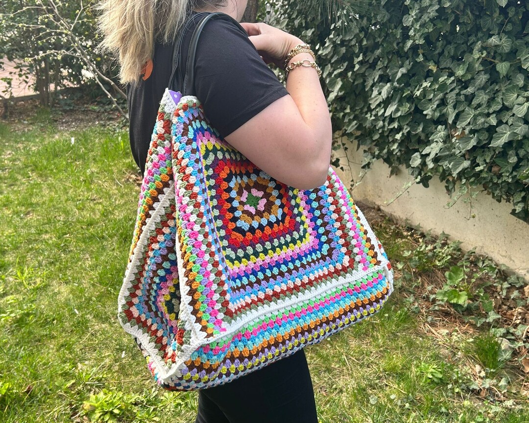 Gift for Mom,stylish Large Crochet Tote Bag for Weekend Adventures ...