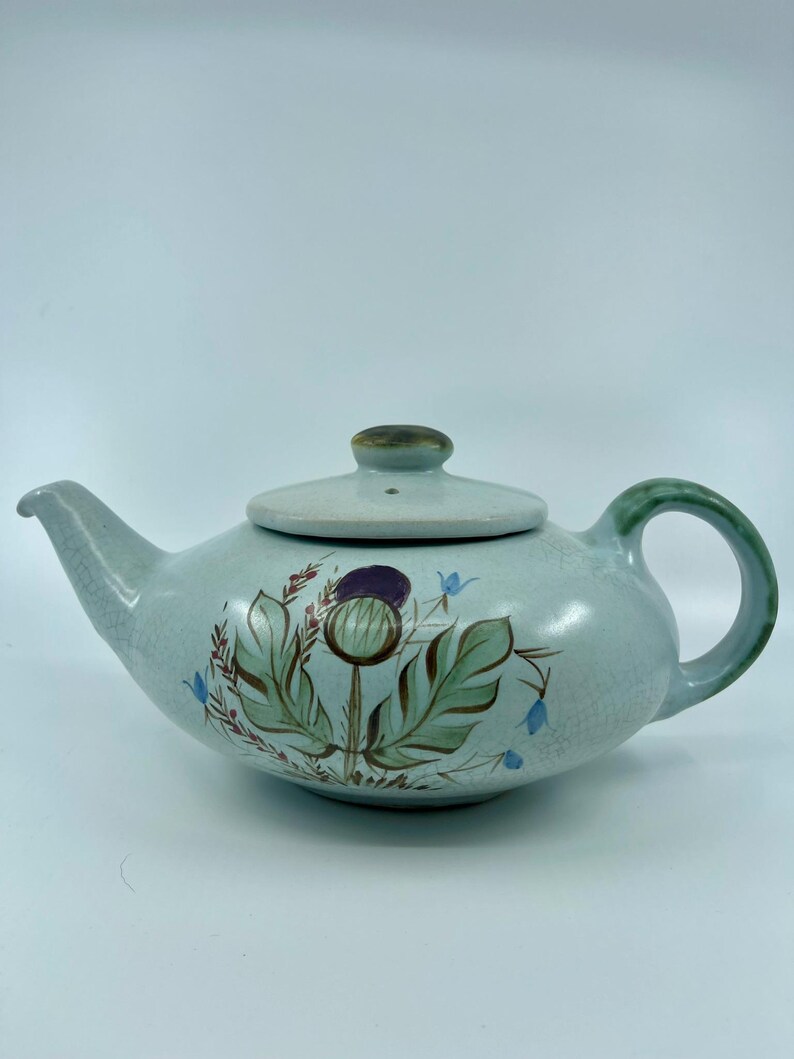Vintage Buchan Portobello Scotland Teapot Thistleware Stoneware ...