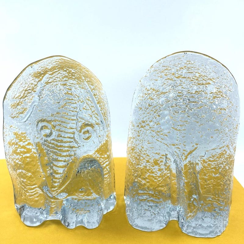 Elephant Bookends - Etsy