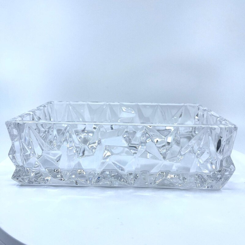 Cut Glass Tray - Etsy