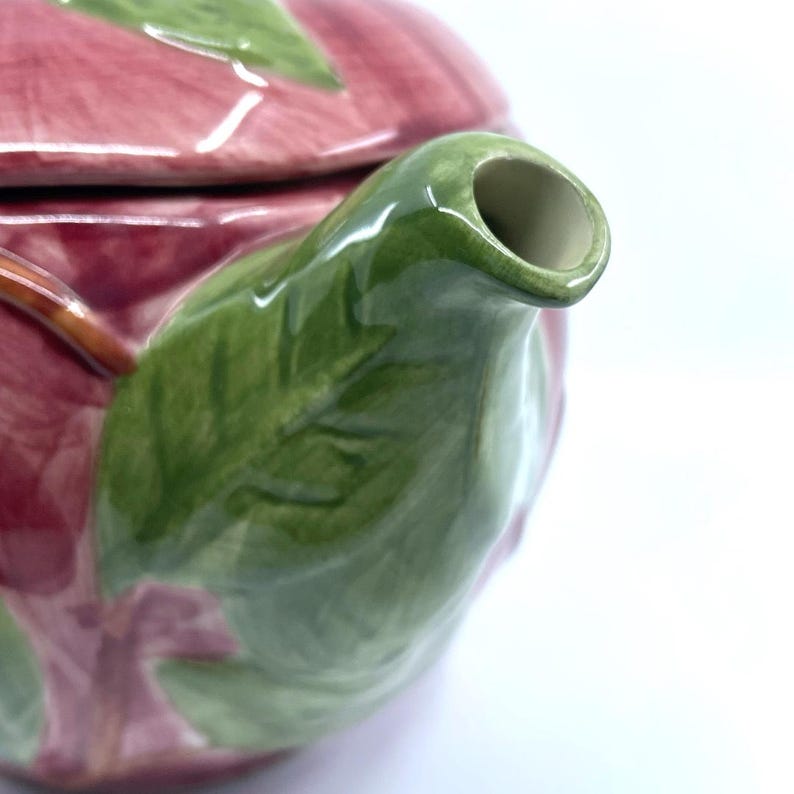 Vintage Franciscan Apple Teapot Made in Portugal, Hand-painted ...