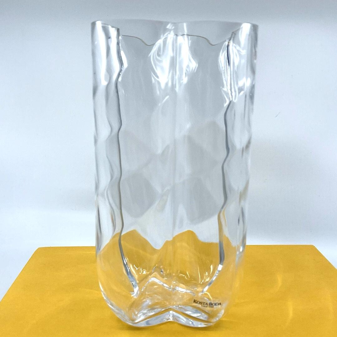 Vtg Kosta Boda Optic Clover Vase, Swedish Signed/numbered Anna Ehrner ...